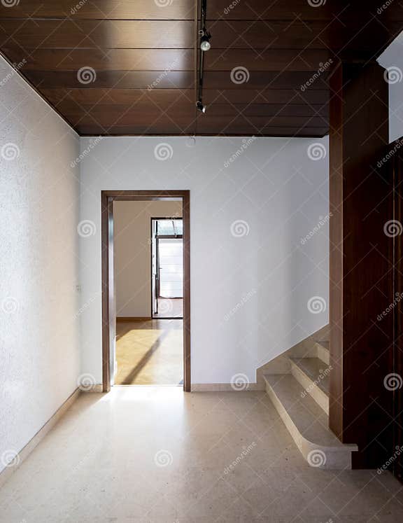 Empty Atrium in a Classic House, Nobody Stock Photo - Image of marble ...