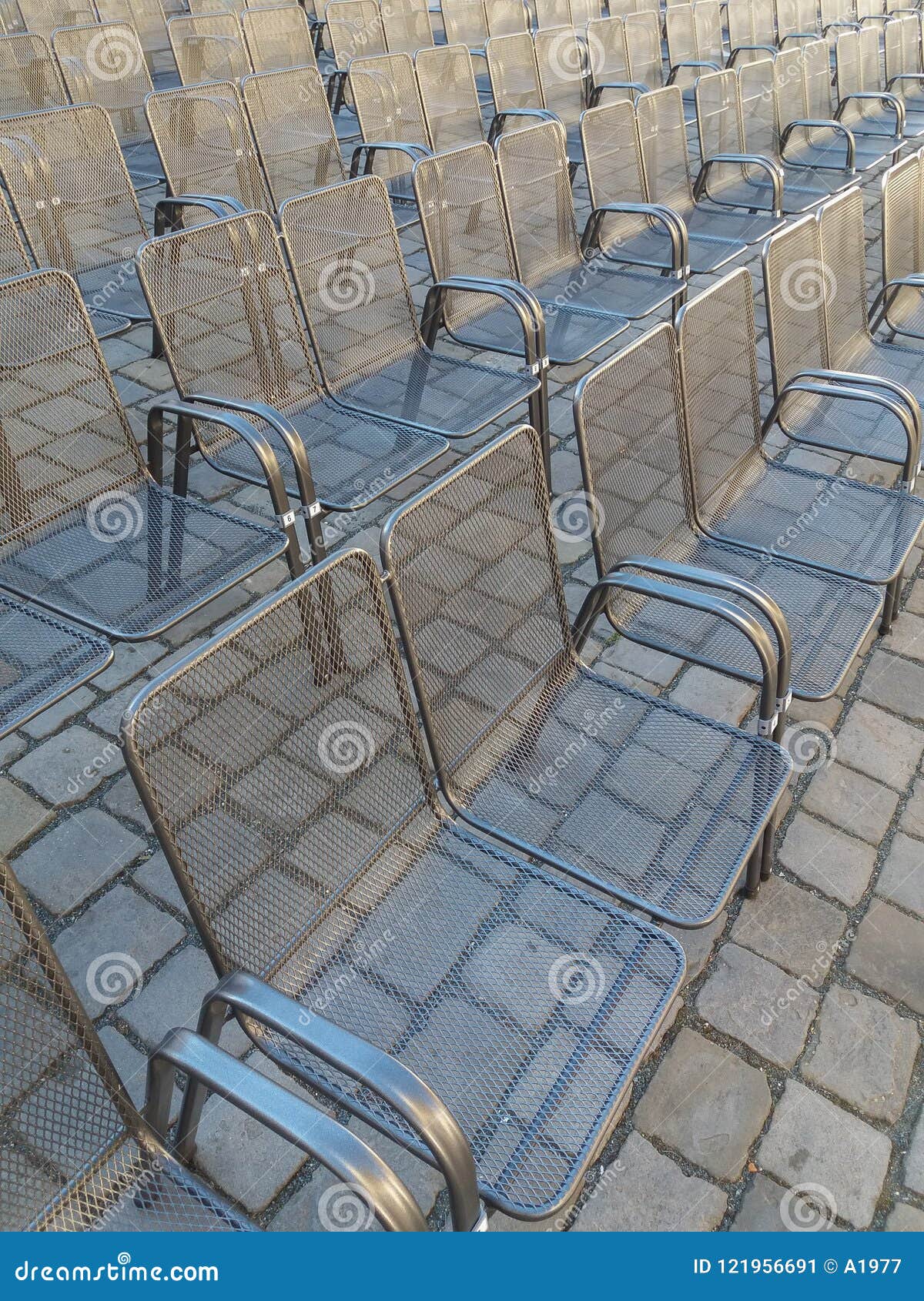 Empty audience seats stock image. Image of entertainment - 121956691