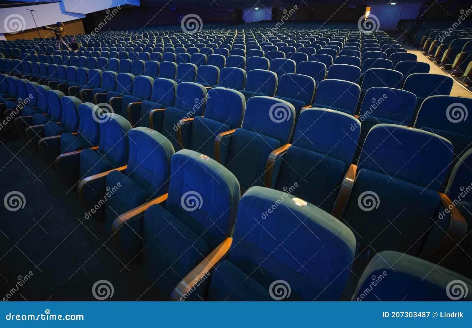 Empty Auditorium with Seats Stock Image - Image of movie, empty: 207303487