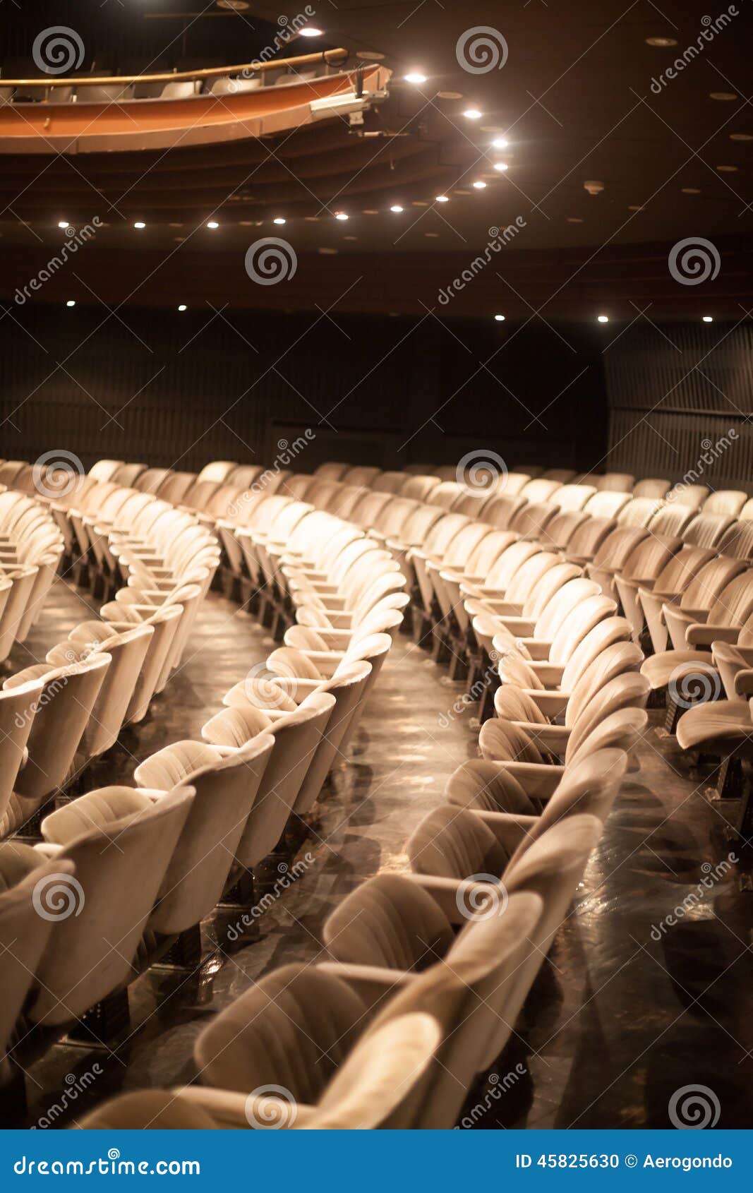 Empty auditorium seats stock photo. Image of concert - 45825630