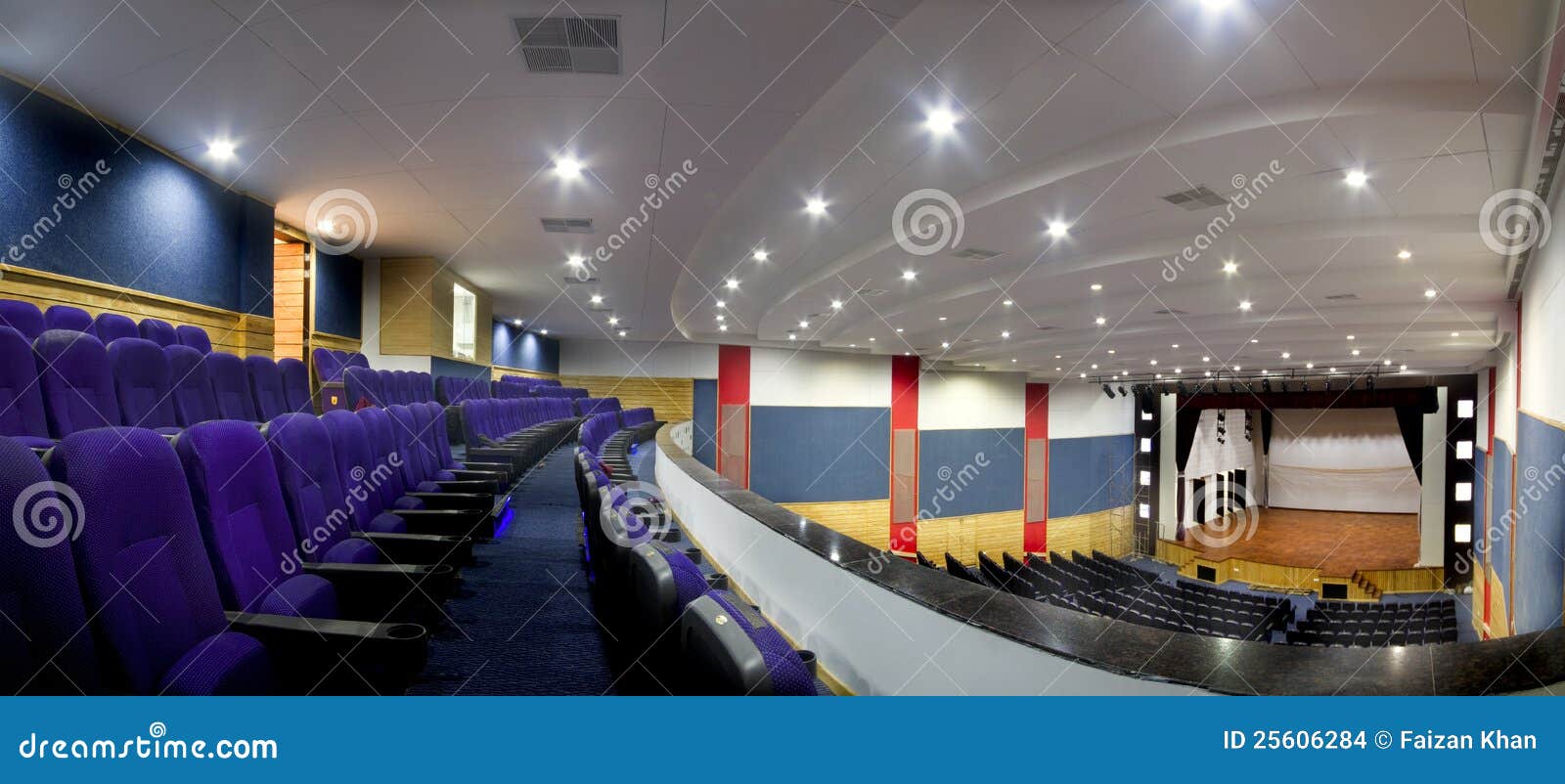 An Empty Auditorium-Theatre Stock Photo - Image of motion, audience ...