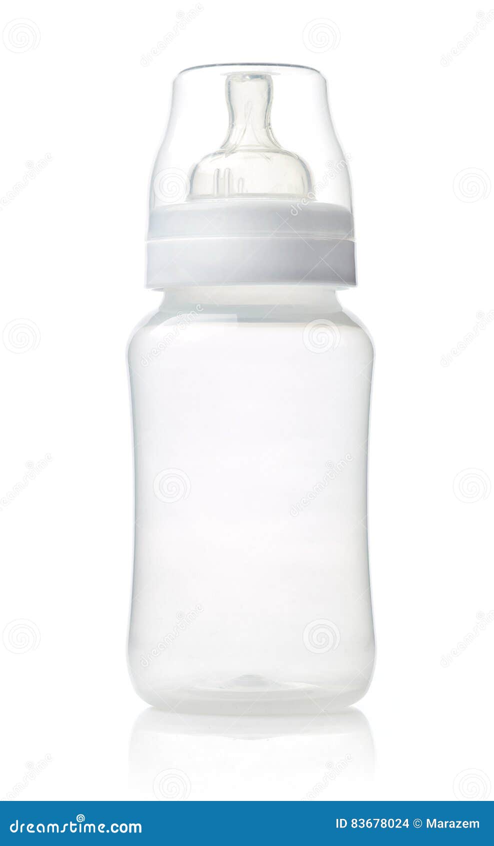 Empty baby bottle stock photo. Image of newborn, child - 83678024