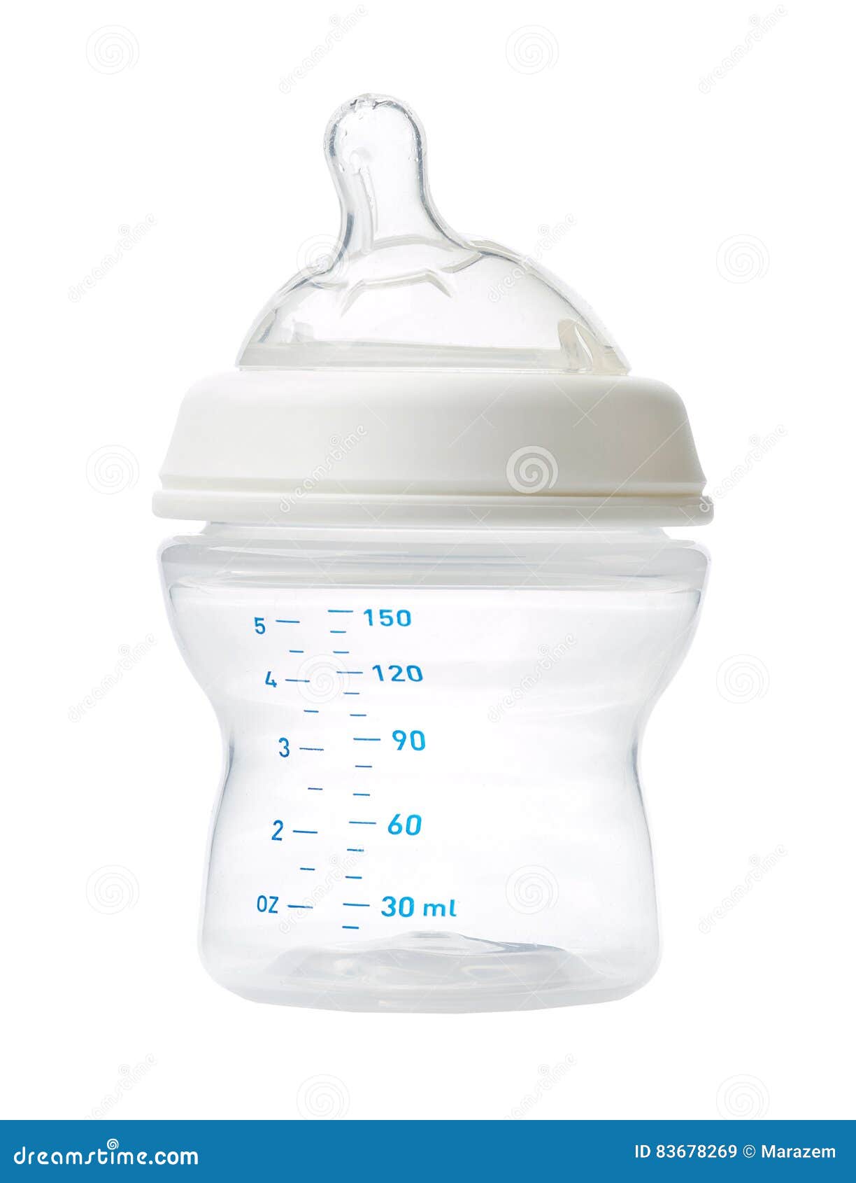 Empty baby bottle stock image. Image of product, child - 83678269