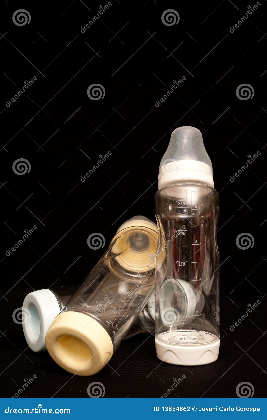 Empty Baby Bottles stock photo. Image of infant, baby - 13854862