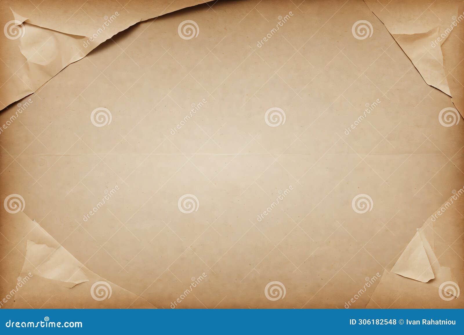 Empty Background with Craft Paper, Cardboard Texture Stock Illustration ...