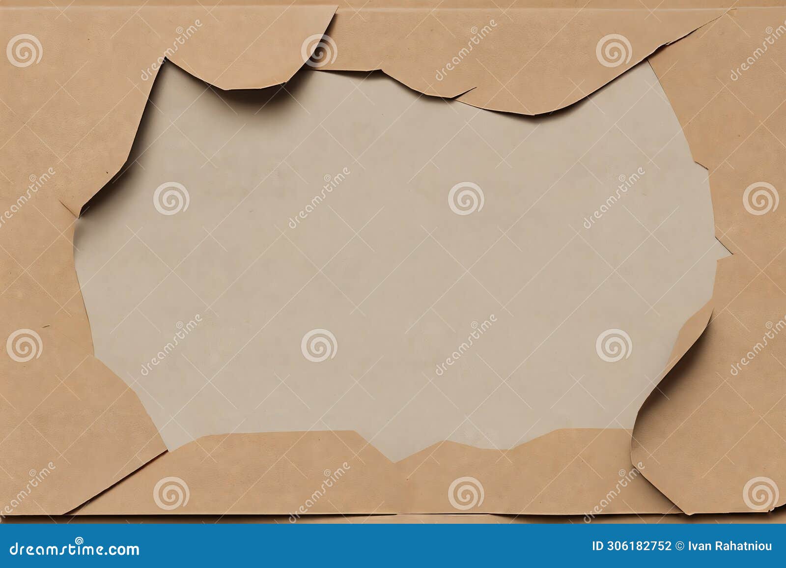 Empty Background with Craft Paper, Cardboard Texture Stock Illustration ...
