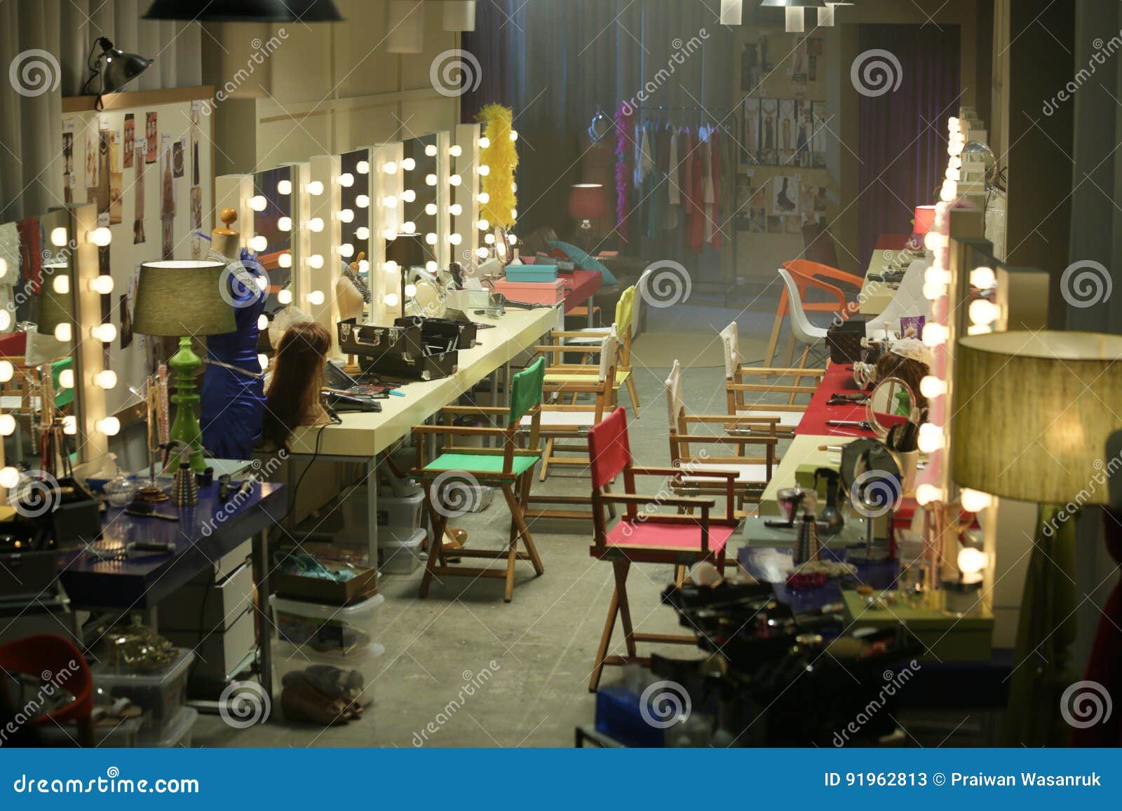 Empty backstage room stock image. Image of dress, chair - 91962813
