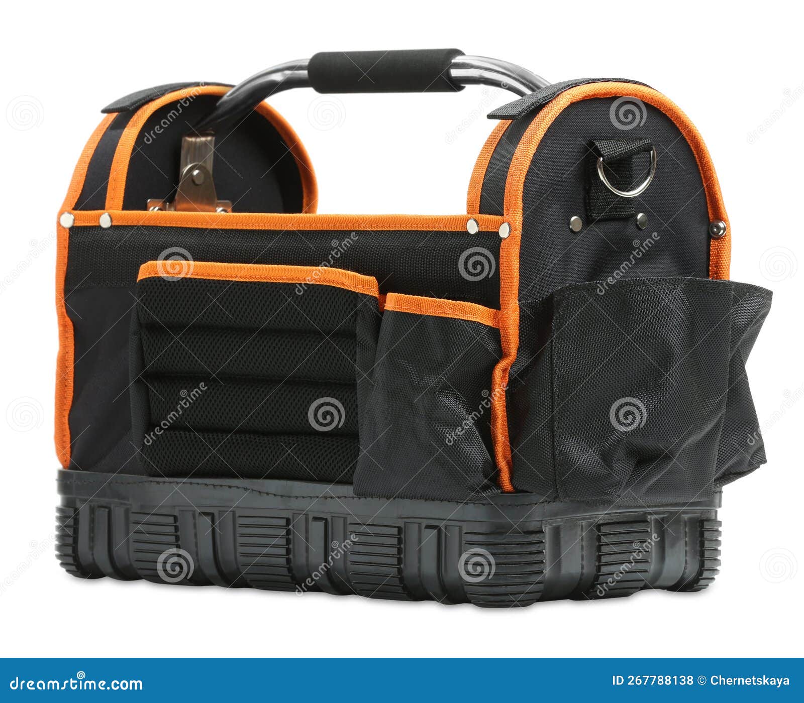 Empty Bag for Tools Isolated on White Stock Photo - Image of service ...