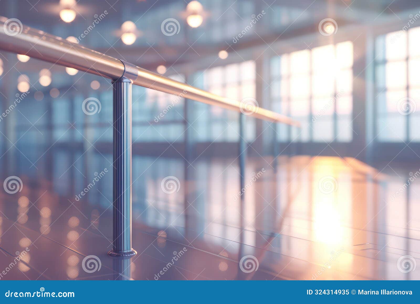 Empty Ballet Class Room, Dance Barre and Mirror, Studio Classical ...