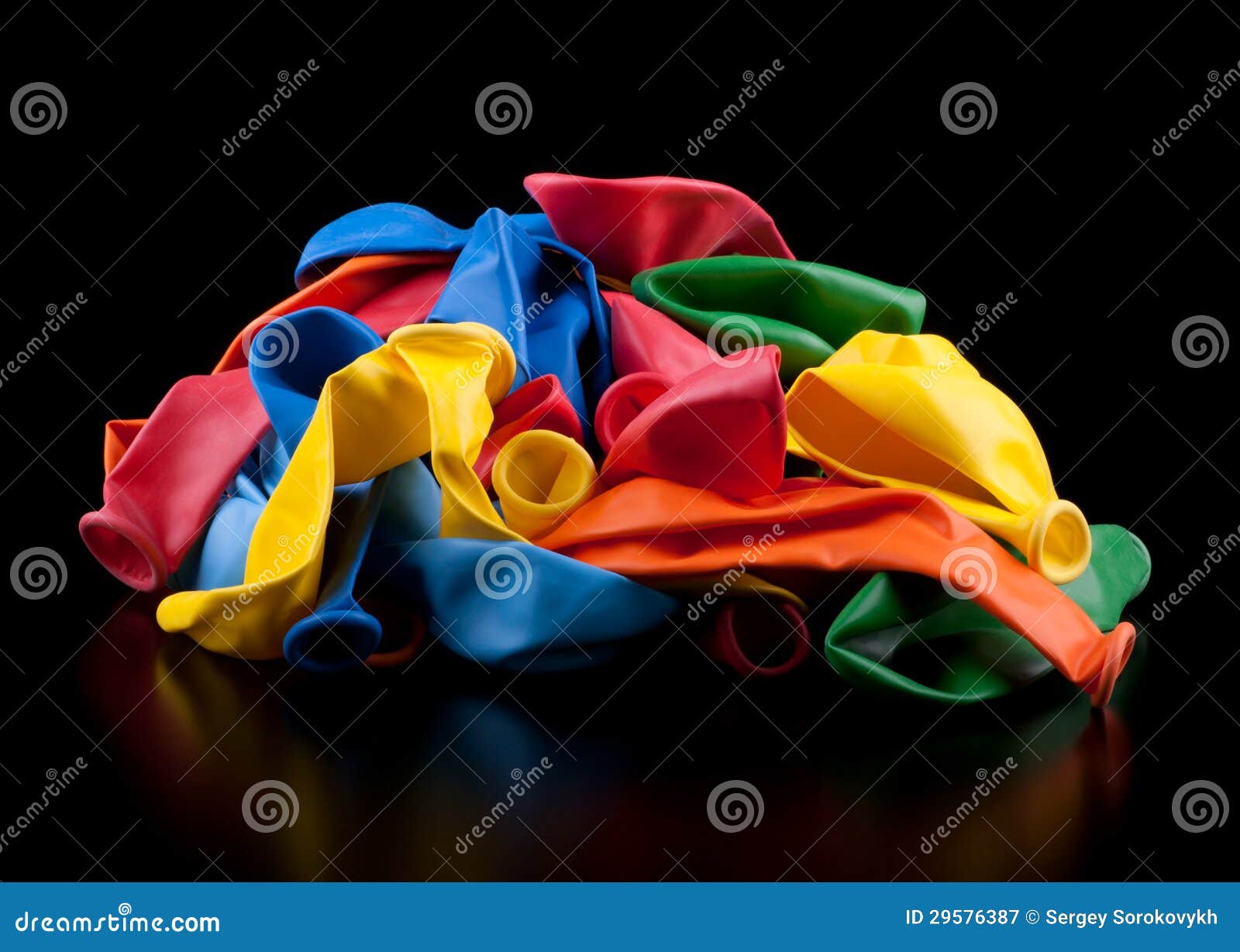 Empty balloons stock image. Image of color, black, parties - 29576387
