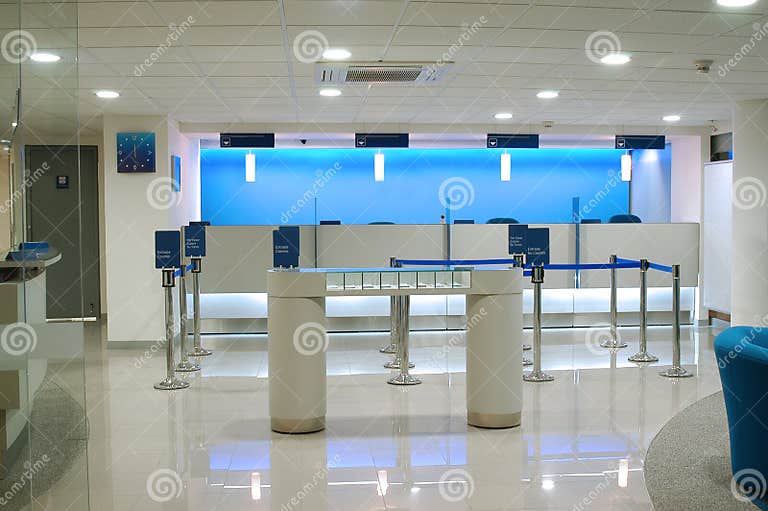 Bank interior stock image. Image of design, lobby, work - 29936135