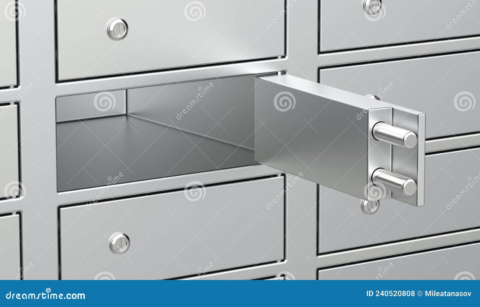 Empty Bank Deposit Cell Stock Photography | CartoonDealer.com #240520808