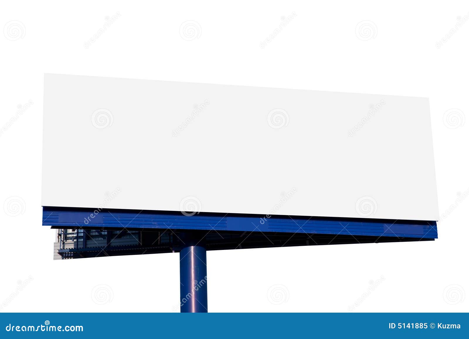 Empty banner stock image. Image of blue, bright, advertising - 5141885