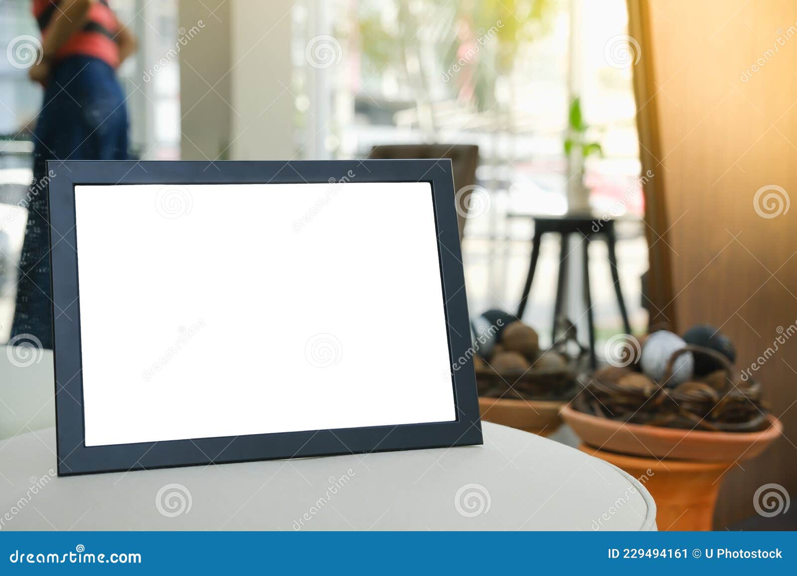 Empty Banner or Blank Signage Stock Image - Image of room, corporate ...