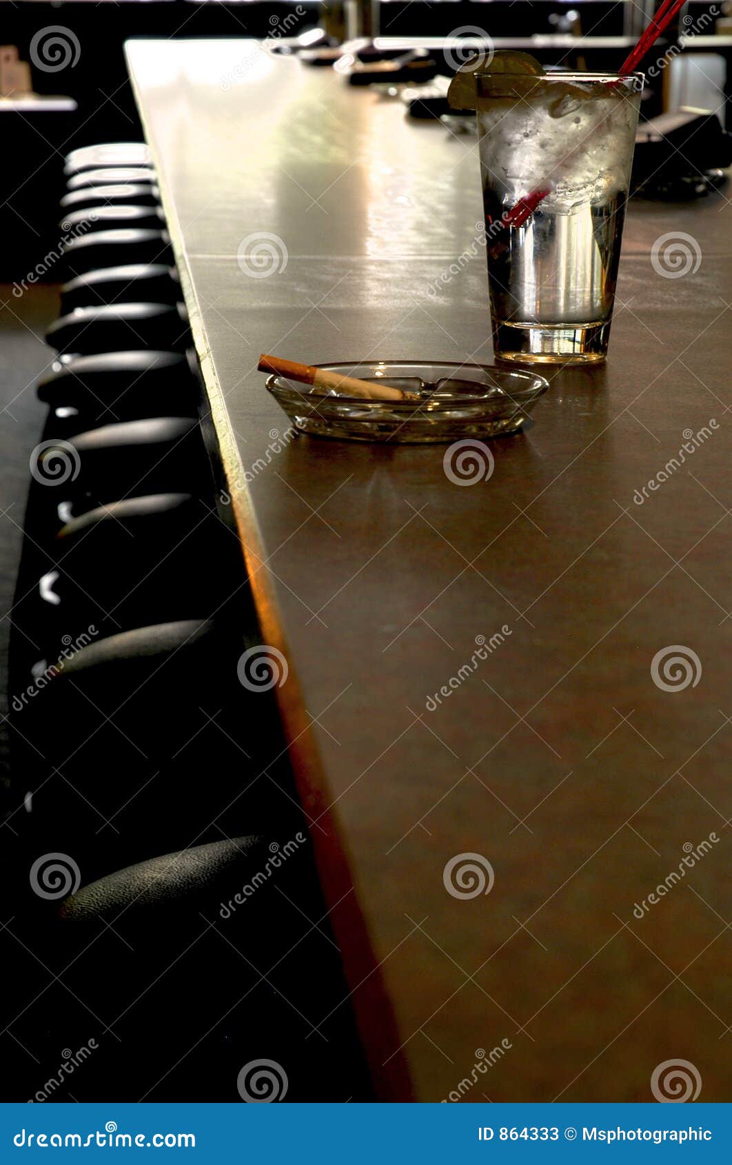 Empty Bar stock image. Image of nightclub, cigarette, empty - 864333