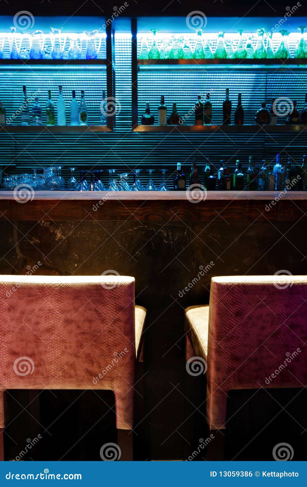 Empty bar counter stock photo. Image of illuminated, concepts - 13059386
