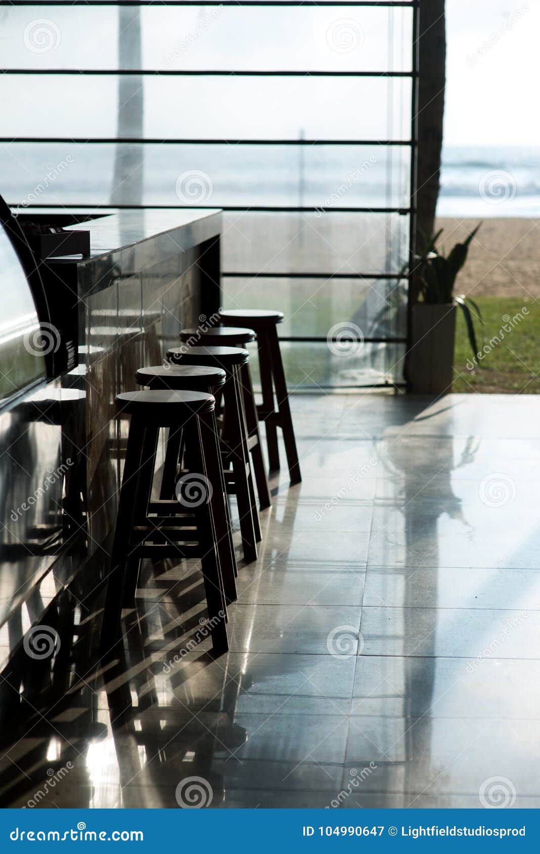 Empty bar counter stock image. Image of dinning, eating - 104990647