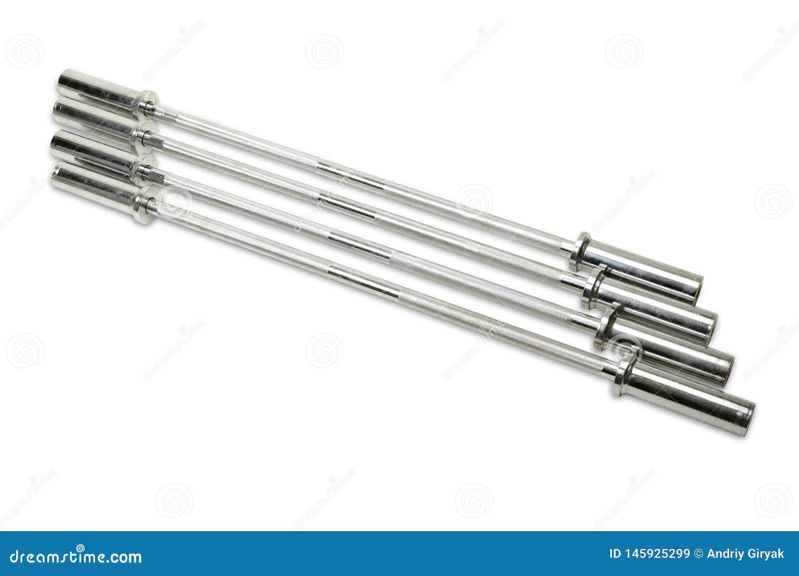 Empty Bar on the Floor on a White Background Stock Image - Image of ...