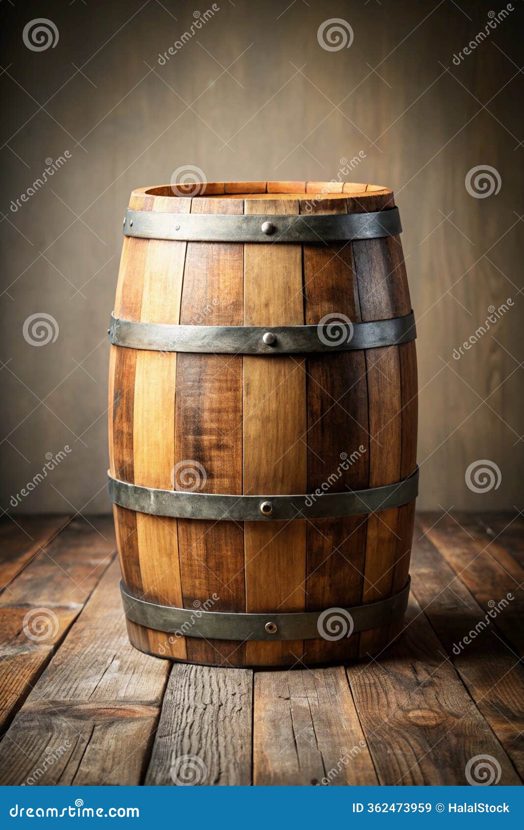 Empty Barrel Shape Background With Open Space For Design Royalty-Free ...