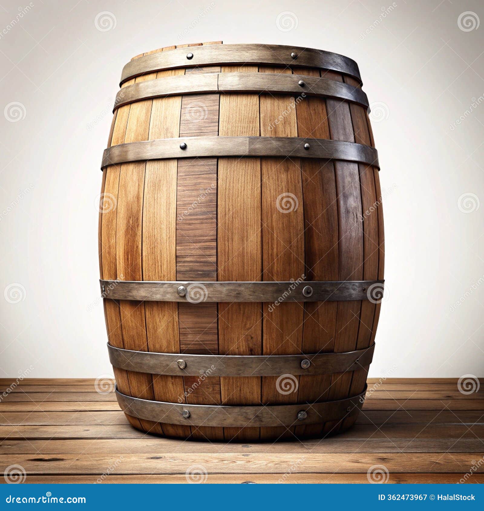 Empty Barrel Shape Background With Open Space For Design Royalty-Free ...