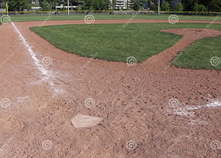 Empty Baseball Field stock image. Image of baseball, field - 32058479