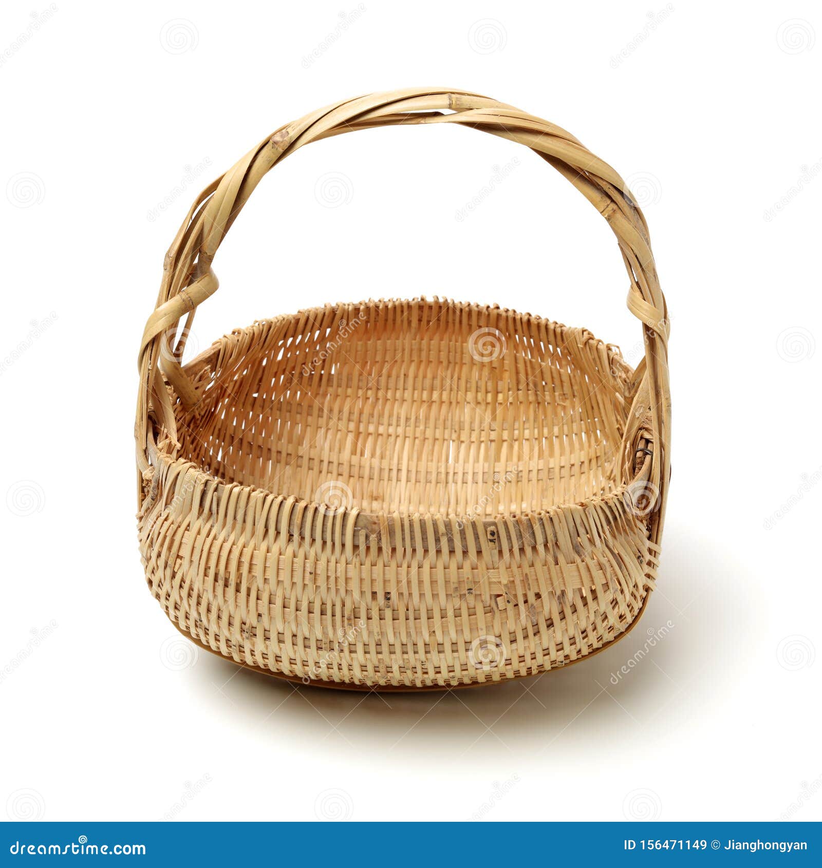 Empty basket stock image. Image of decorative, container - 156471149
