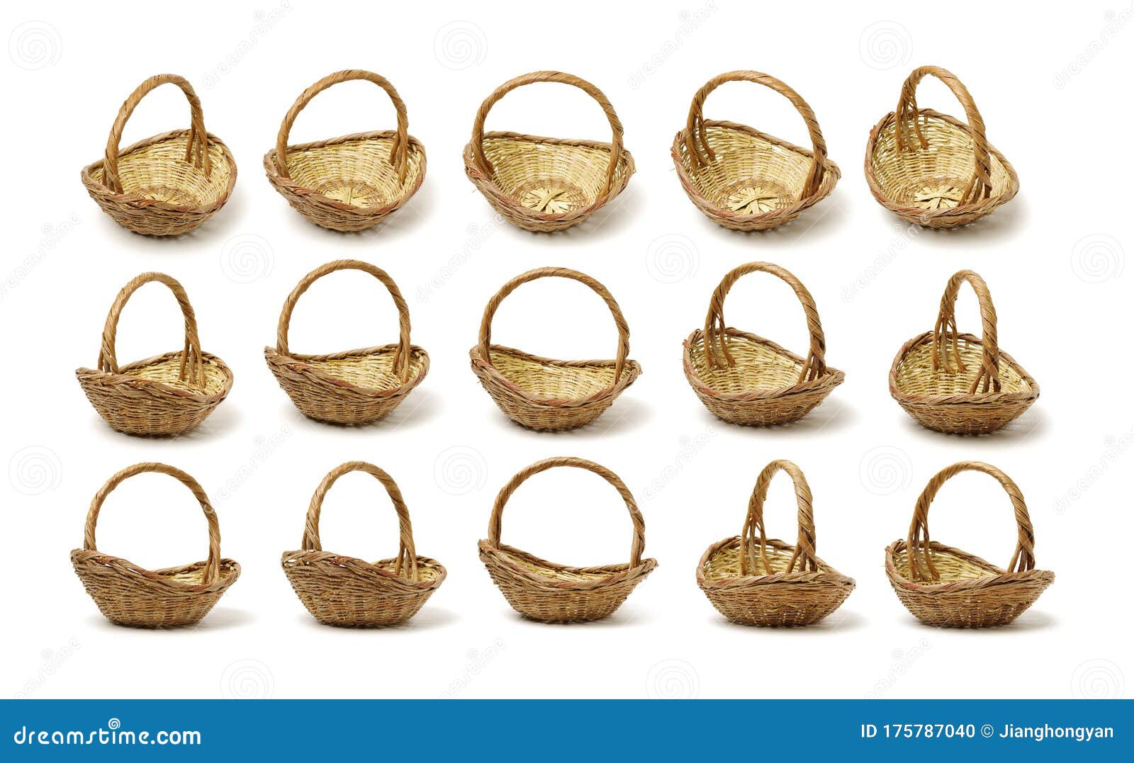Empty basket stock photo. Image of object, background - 175787040