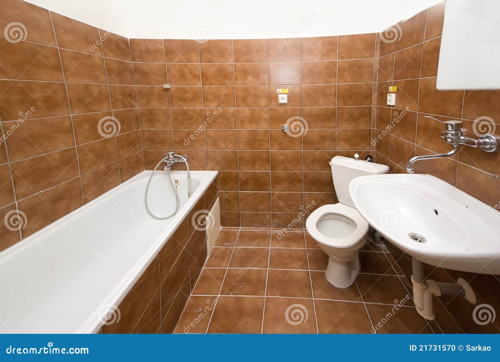 Empty bathroom stock photo. Image of flat, house, pavement - 21731570