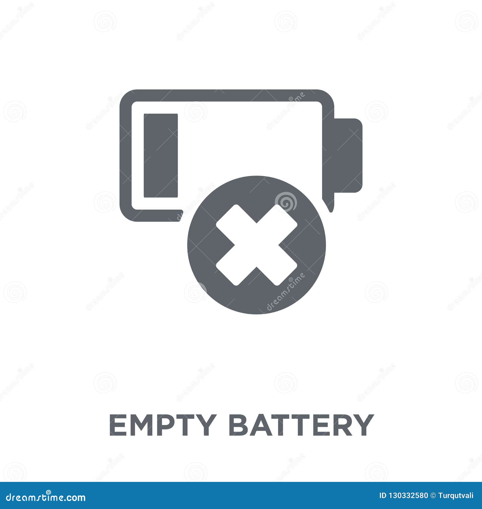 Empty Battery Icon from Collection. Stock Vector - Illustration of plus ...