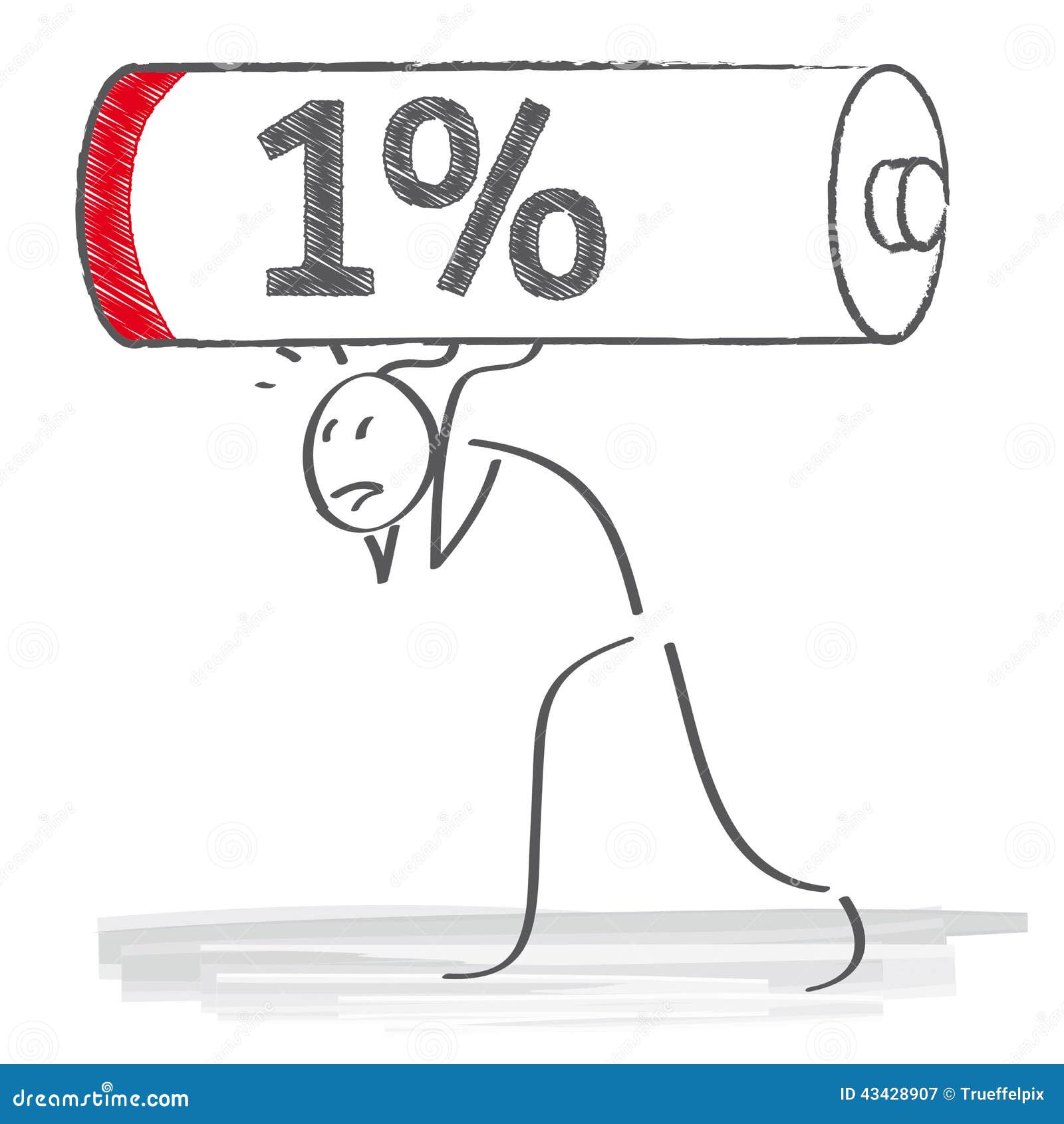 Empty battery stock illustration. Illustration of powerless - 43428907