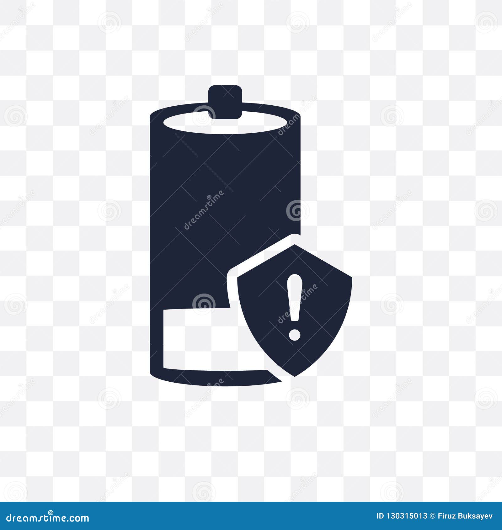 Empty Battery Transparent Icon. Empty Battery Symbol Design from Stock ...