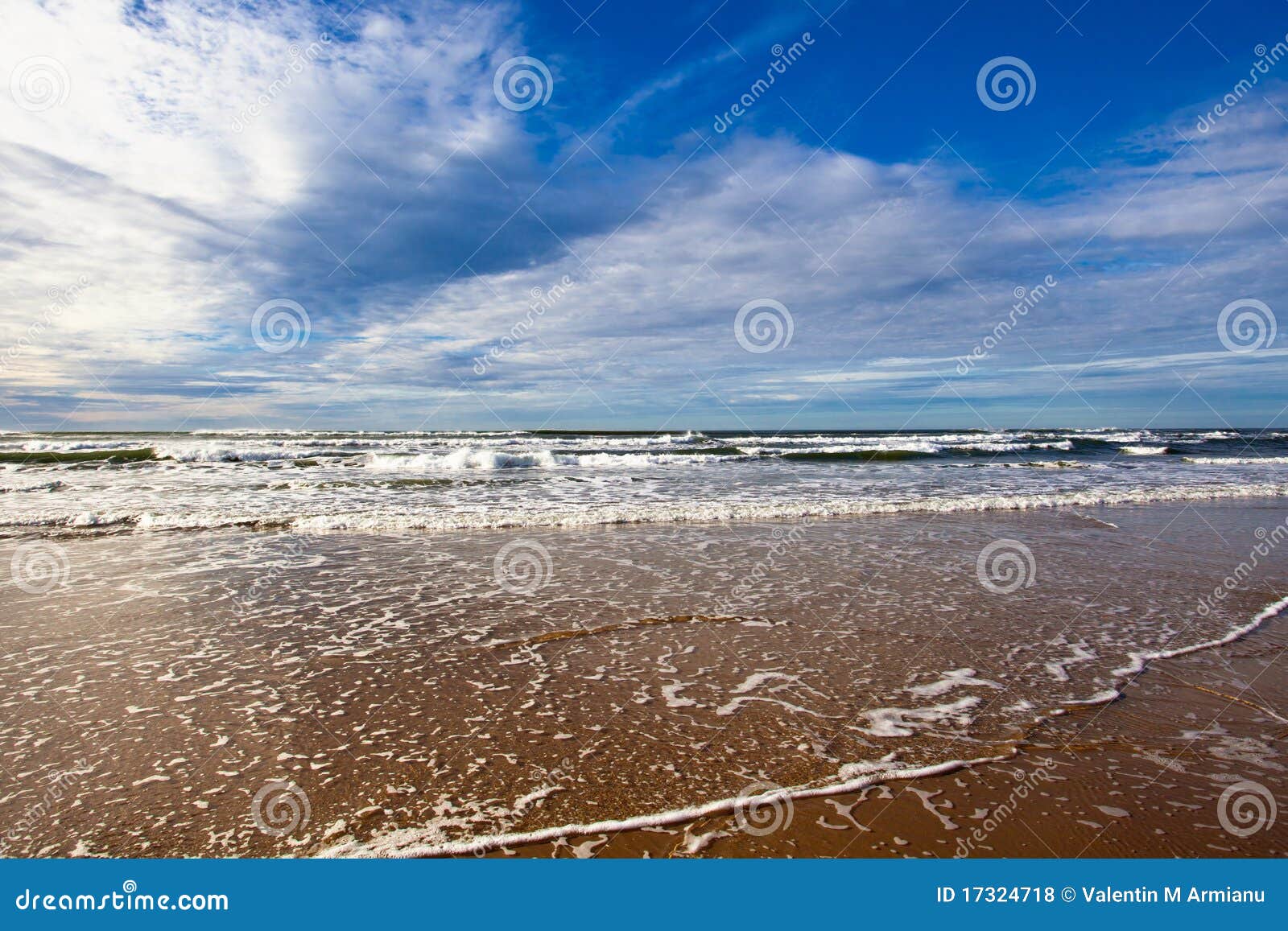 Empty Beach stock photo. Image of relax, shore, peaceful - 17324718