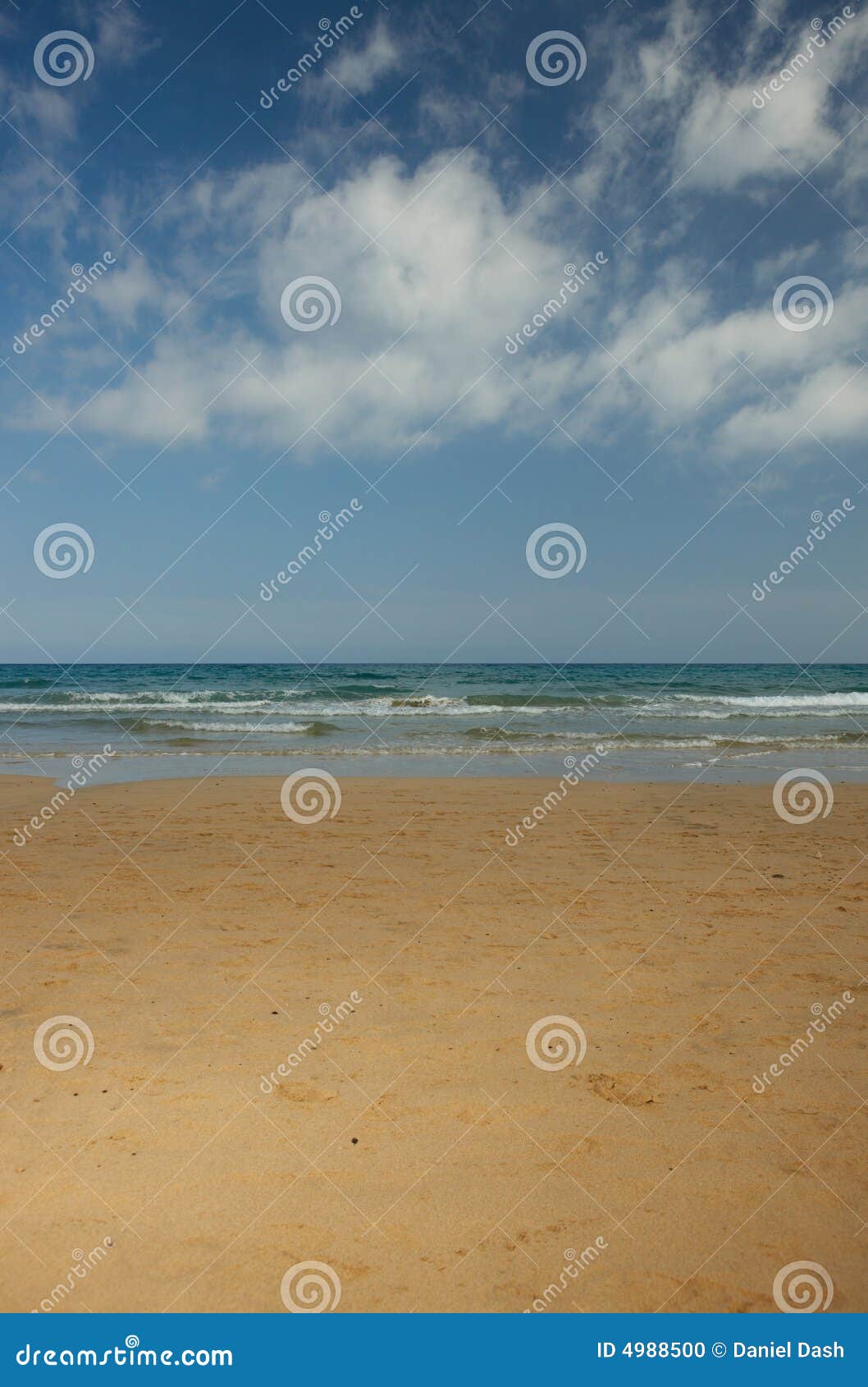 Empty beach stock photo. Image of unspoilt, vacation, beauty - 4988500