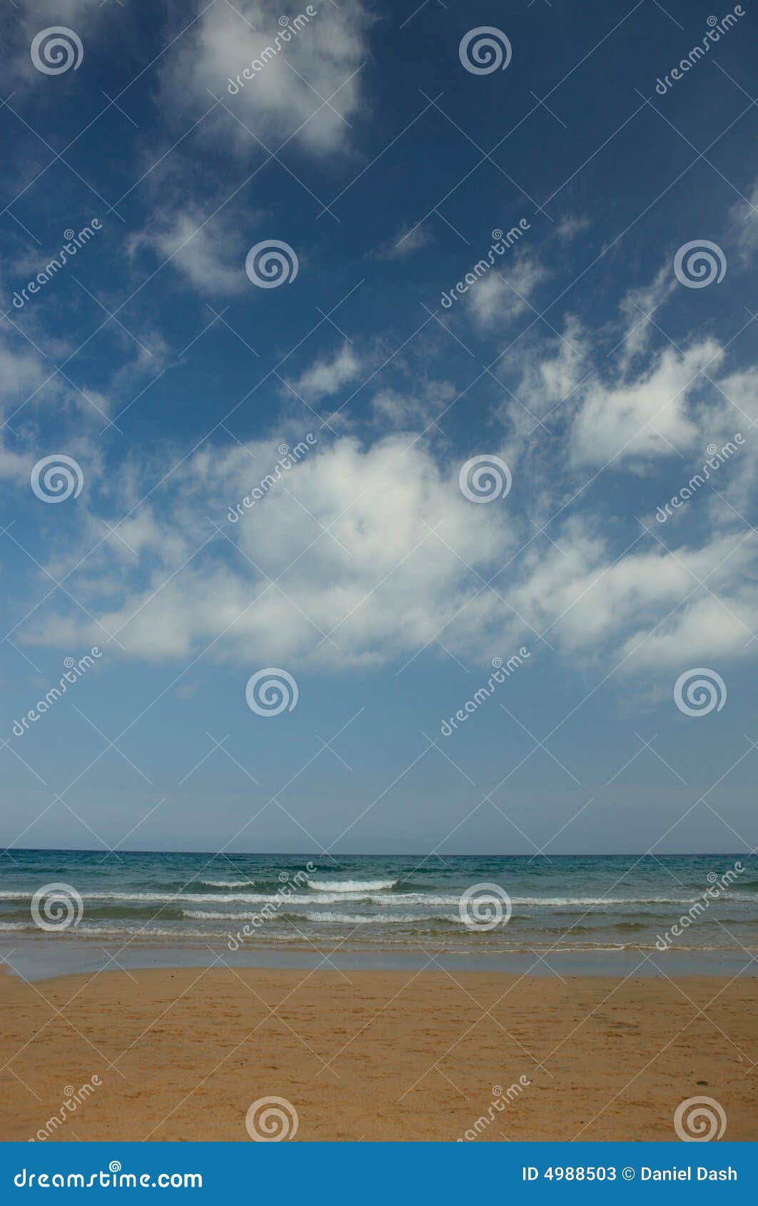 Empty beach stock image. Image of sunshine, coast, glow - 4988503