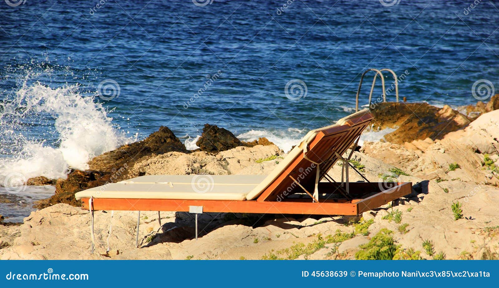 Empty Beach Bed stock image. Image of lion, boat, beaches - 45638639