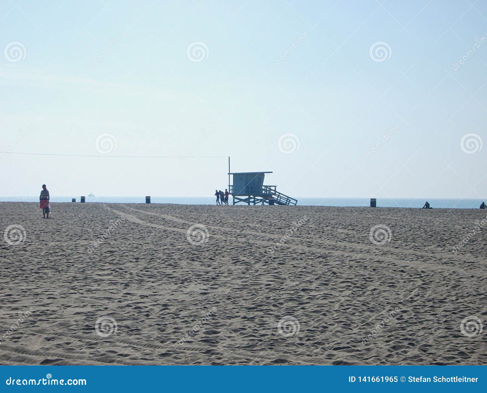 An empty beach in miami stock image. Image of beach - 141661965