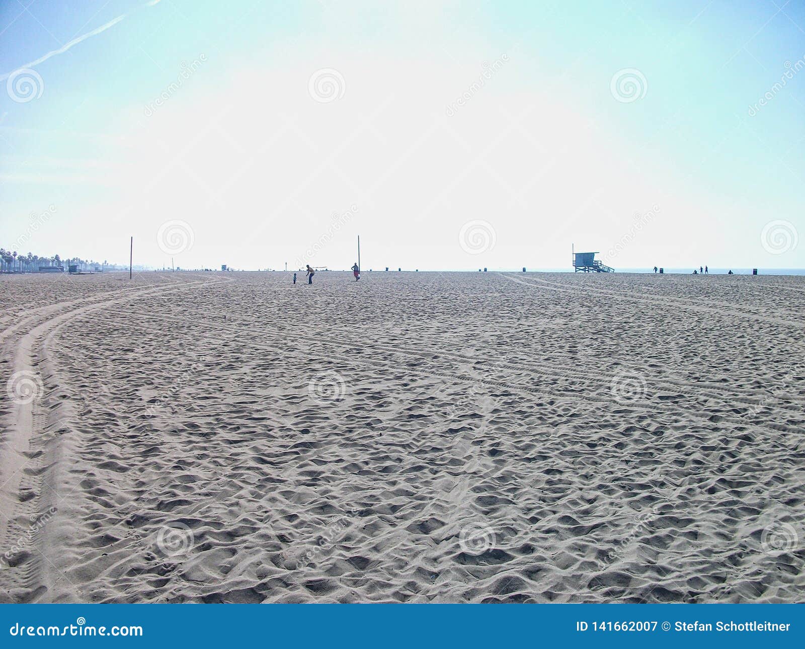 An empty beach in miami stock image. Image of clouds - 141662007