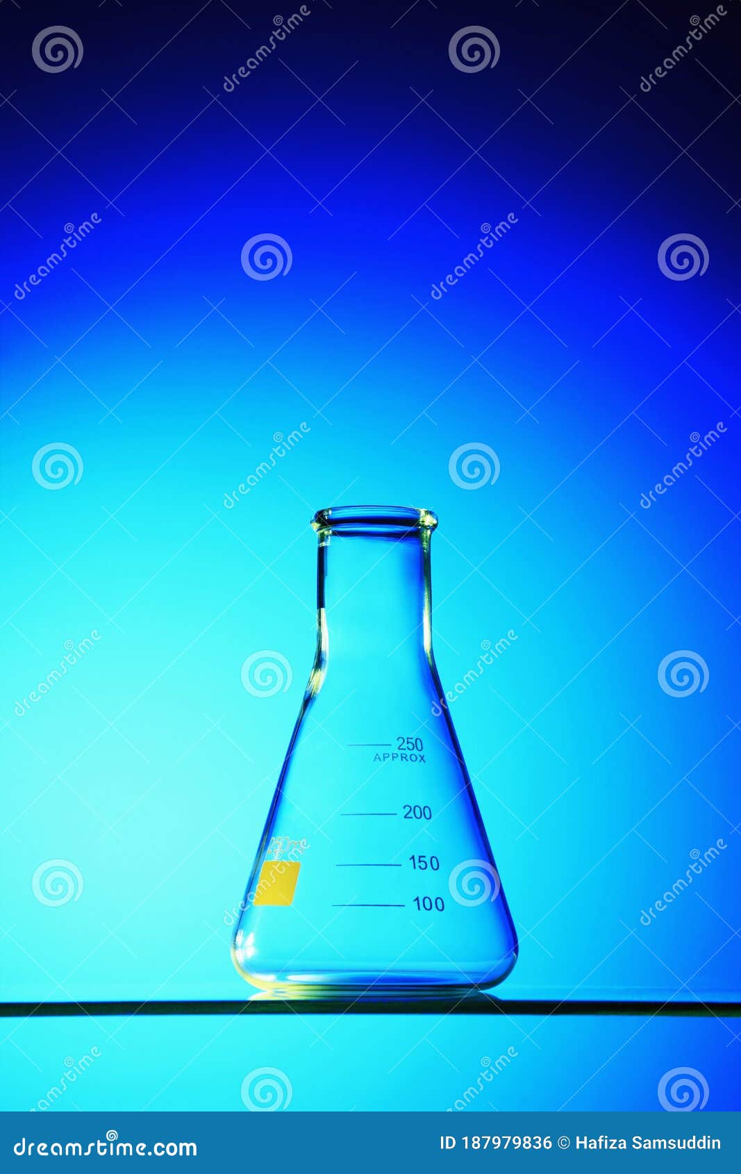 Empty Beaker. Conceptual Image Stock Photo - Image of medicine ...