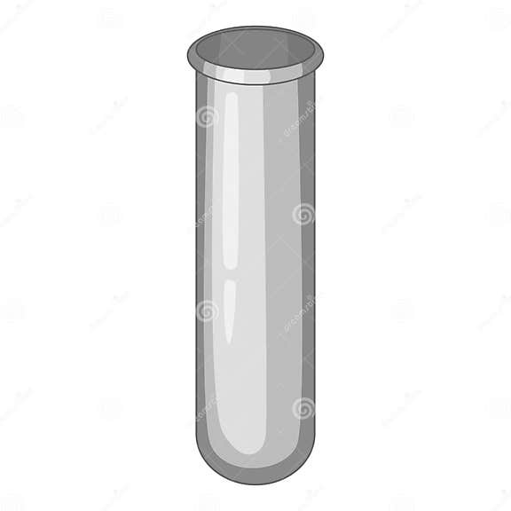 Empty Beaker Icon Monochrome Stock Vector - Illustration of empty ...