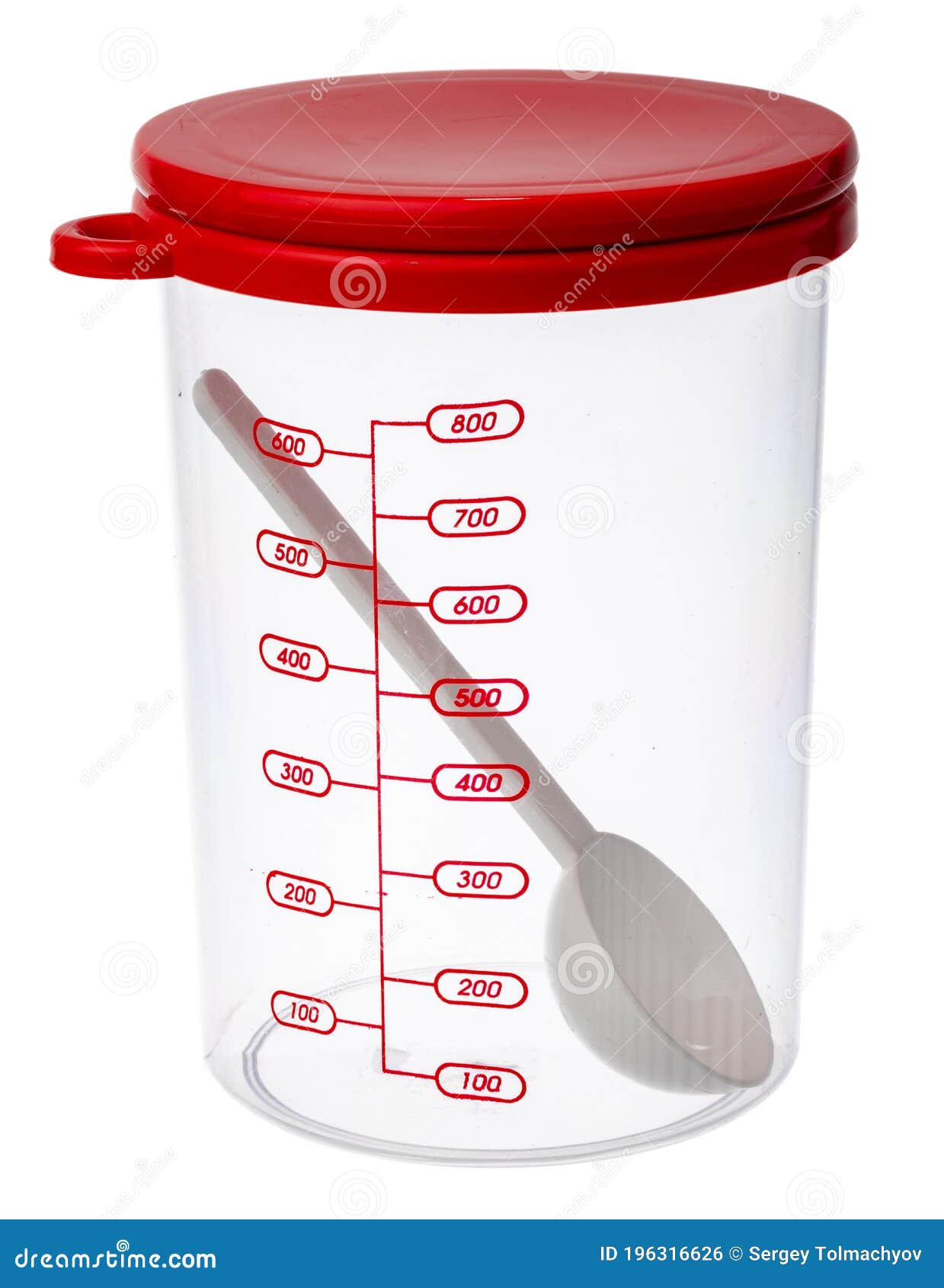 Empty Beaker Isolated on White Background Close Up Stock Photo - Image ...