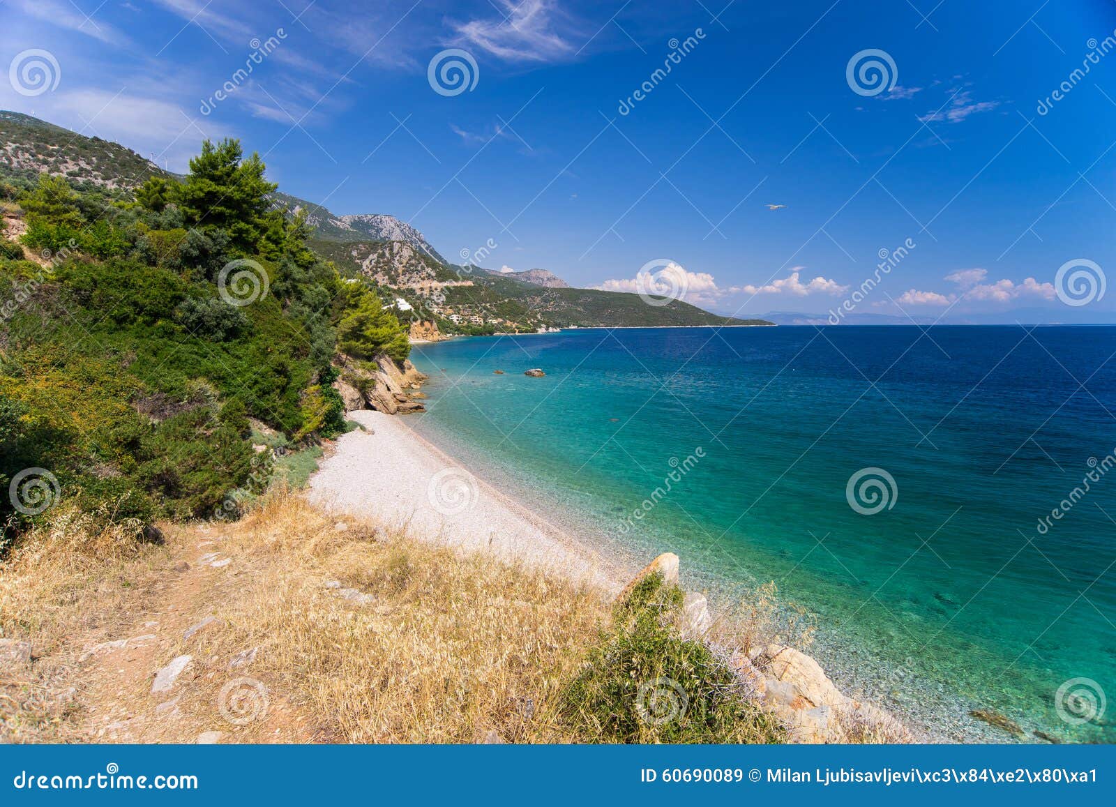 Empty Beautiful Beach stock image. Image of summer, beach - 60690089