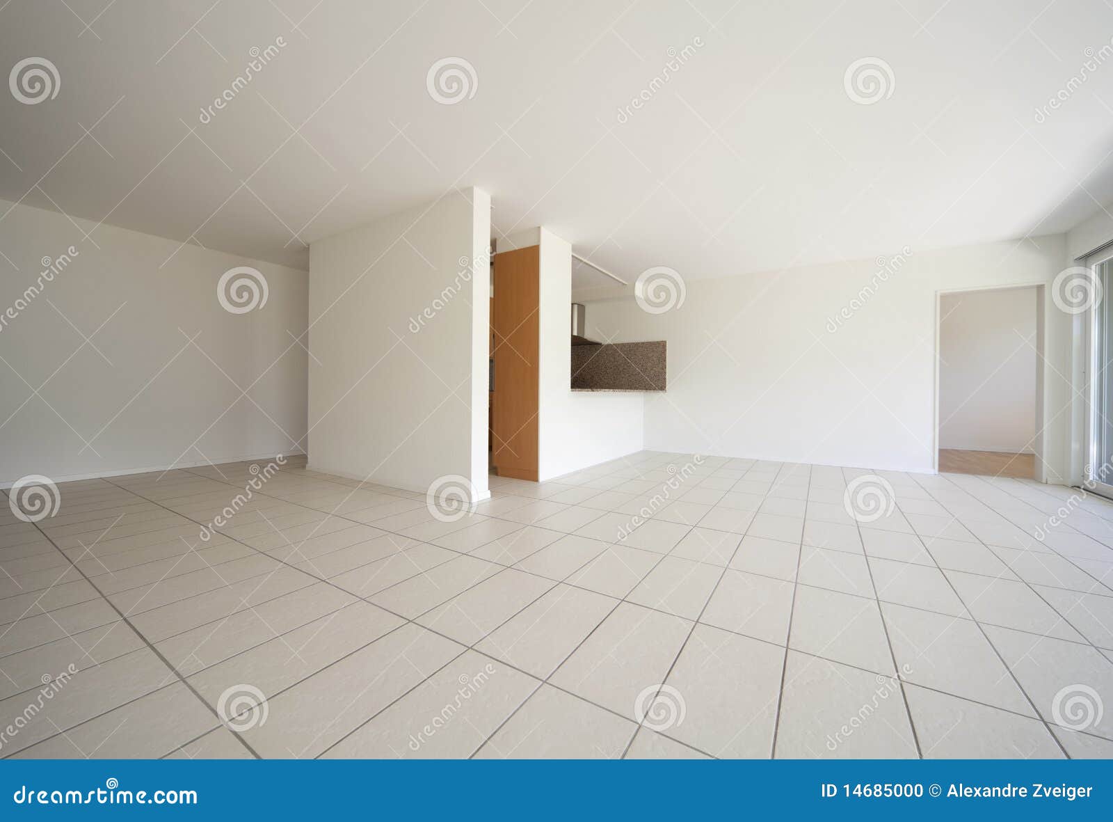 Empty beautiful flat stock photo. Image of perspective - 14685000