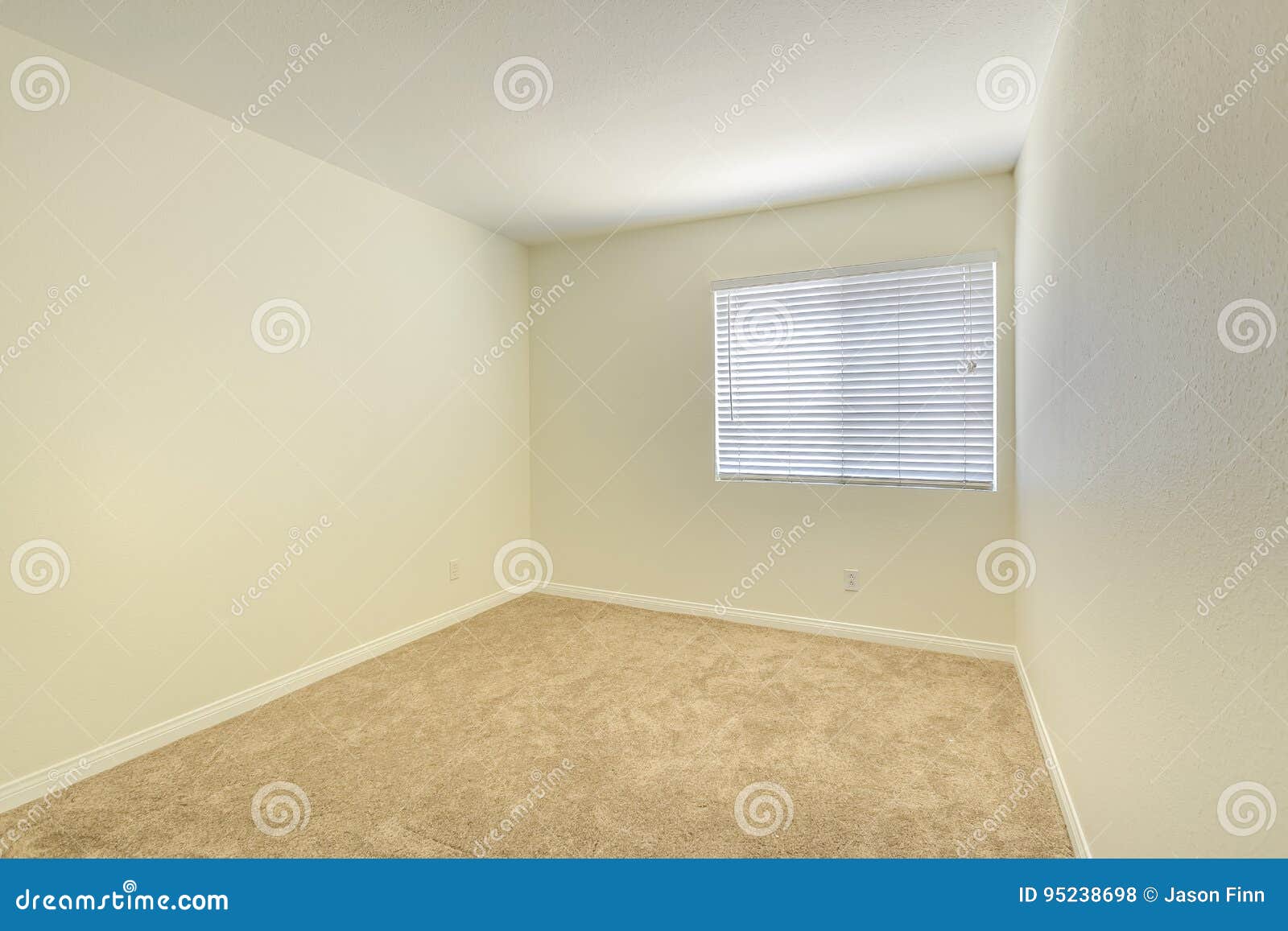 Empty Bedroom with Window only Stock Photo - Image of copy, model: 95238698