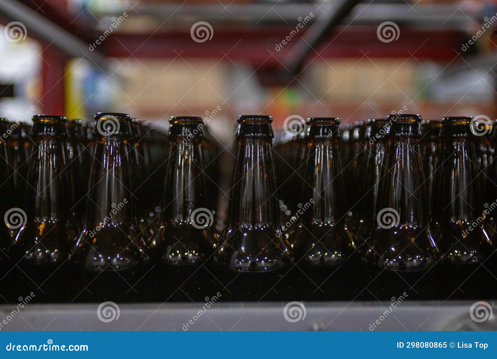 Empty Beer Bottles stock image. Image of mechanical - 298080865