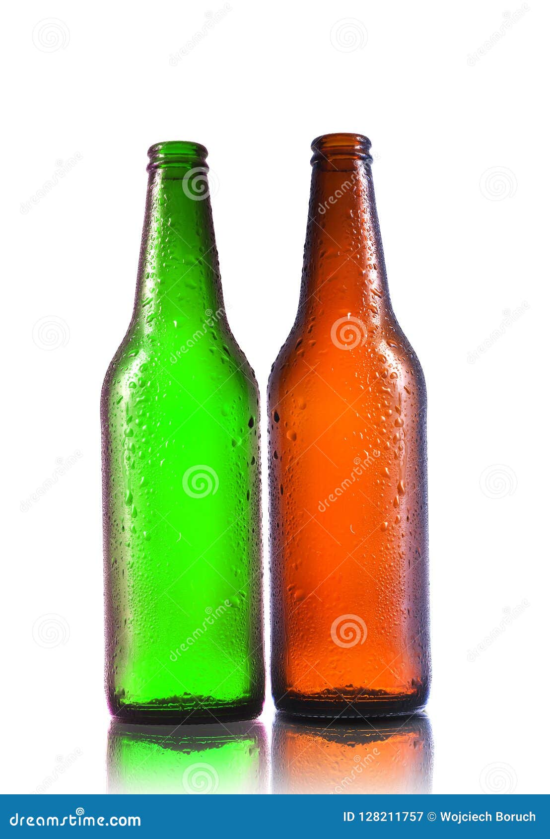 Empty beer bottles stock image. Image of beer, brown - 128211757