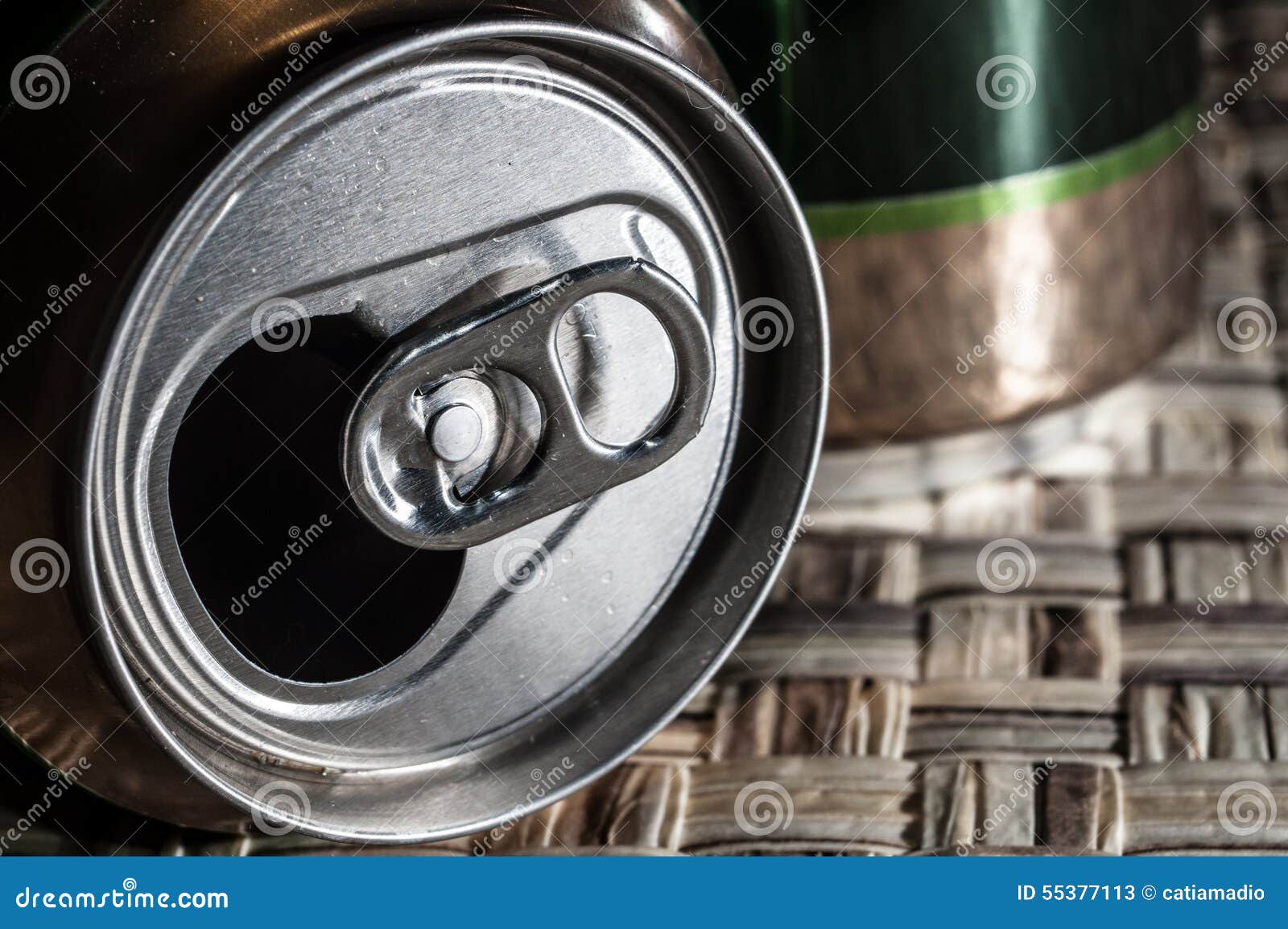Empty beer can stock image. Image of opener, metal, closeup - 55377113