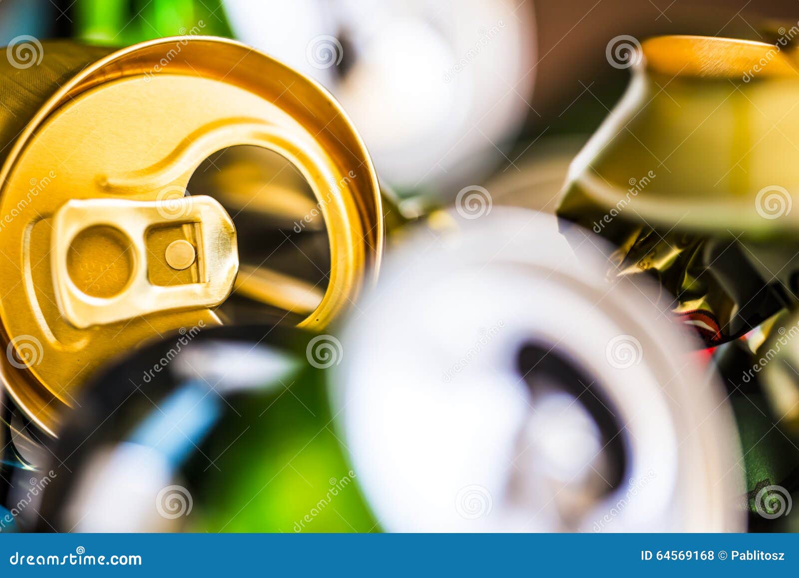 Empty beer cans stock photo. Image of beer, drink, industry - 64569168