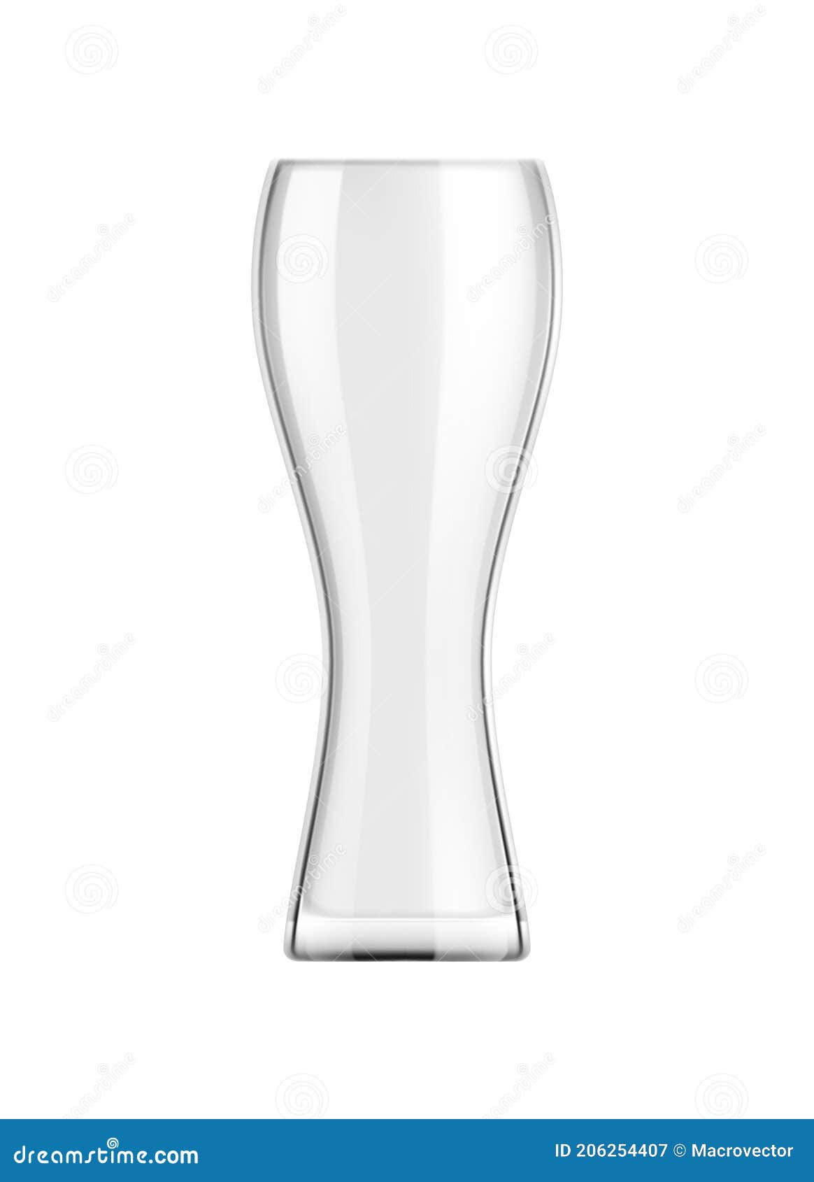 Empty Beer Glass Composition Stock Vector - Illustration of brewery, design: 206254407