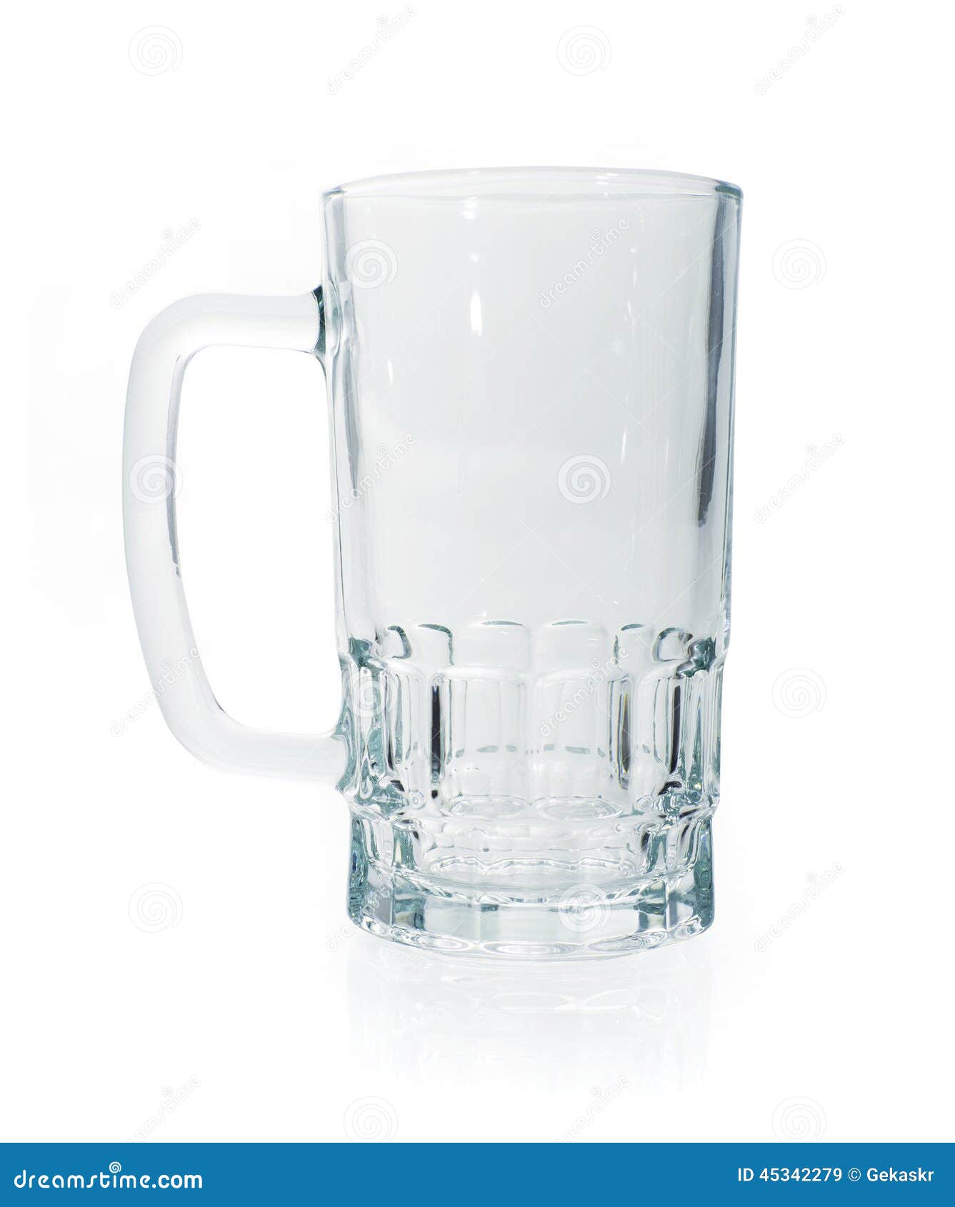 Empty beer mug stock image. Image of empty, clear, handle - 45342279