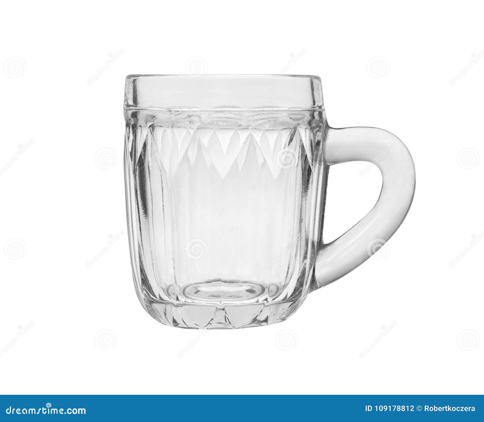 Empty Beer Mug stock photo. Image of transparent, beer - 109178812